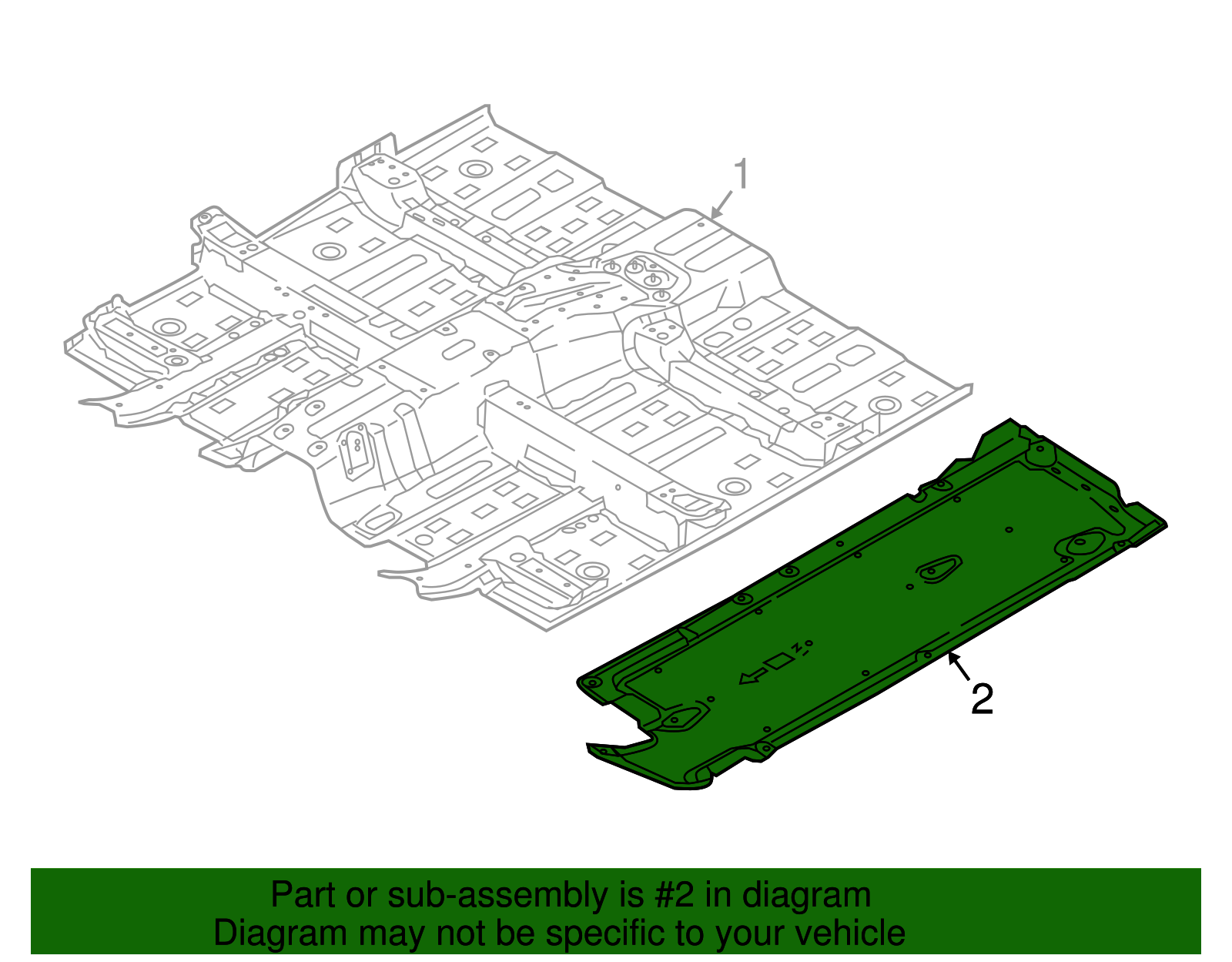 2017-2022 Hyundai Ioniq Under Cover 84145-G2000 | Hyundai OEM Parts ...