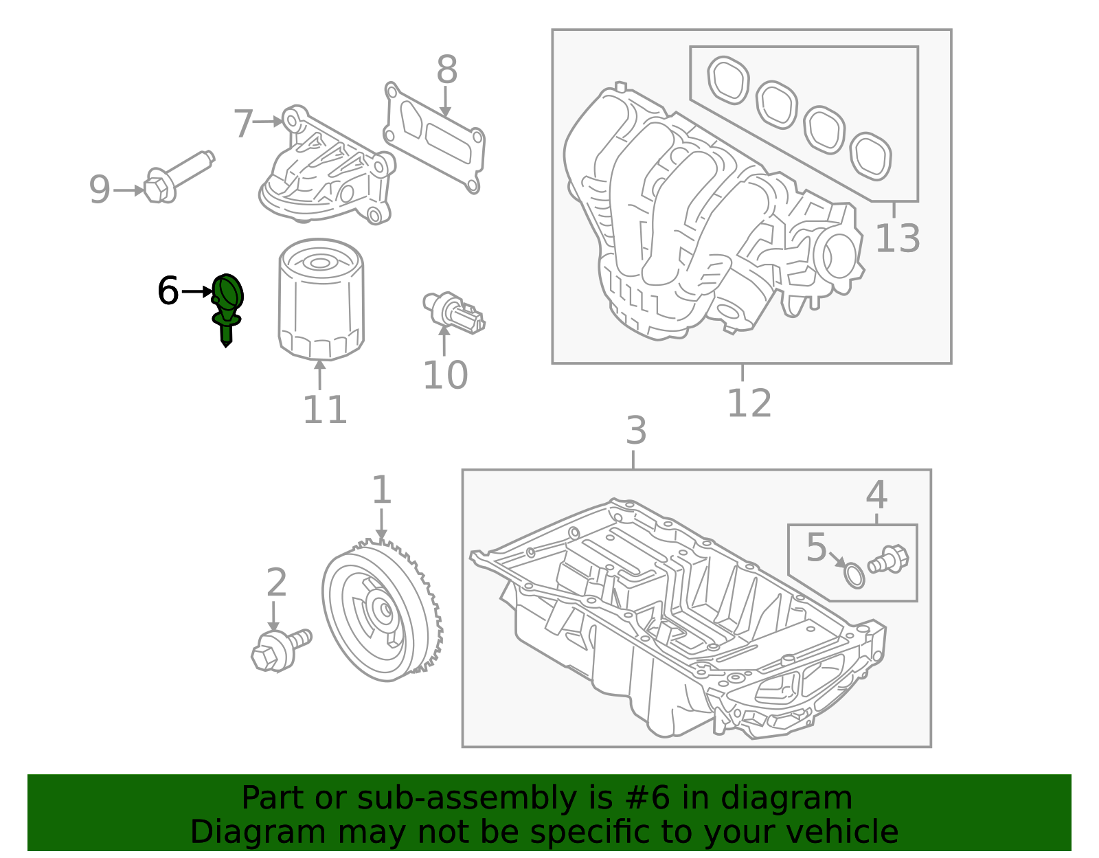 2020-2025 Ford | Dipstick | LX6Z-6750-A | Walls' Ford Parts