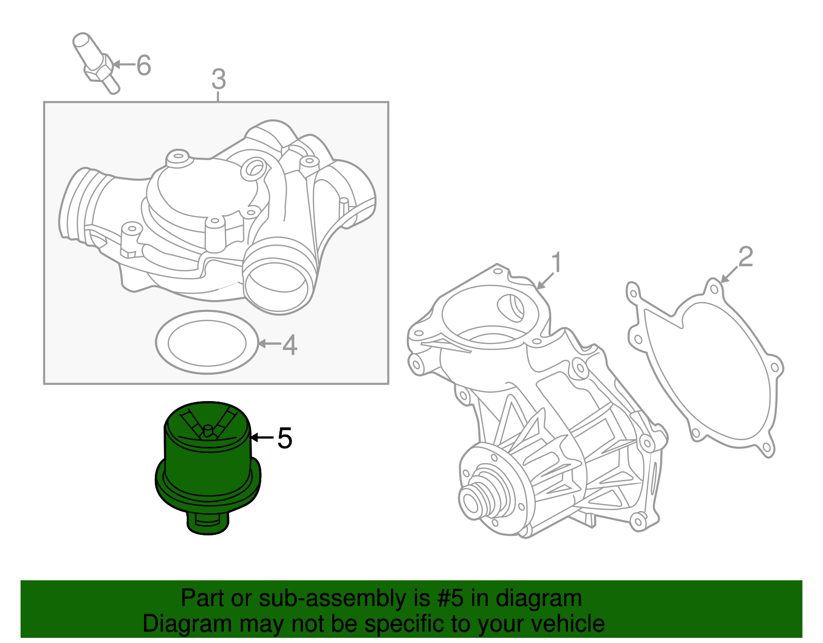 11537835558 - 1991-2003 BMW Thermostat (11-53-7-835-558) | BMW of South ...