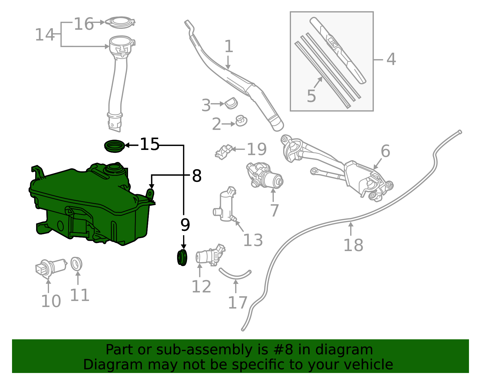 85315-53230 - 2021-2024 Lexus - Reservoir | My L Parts