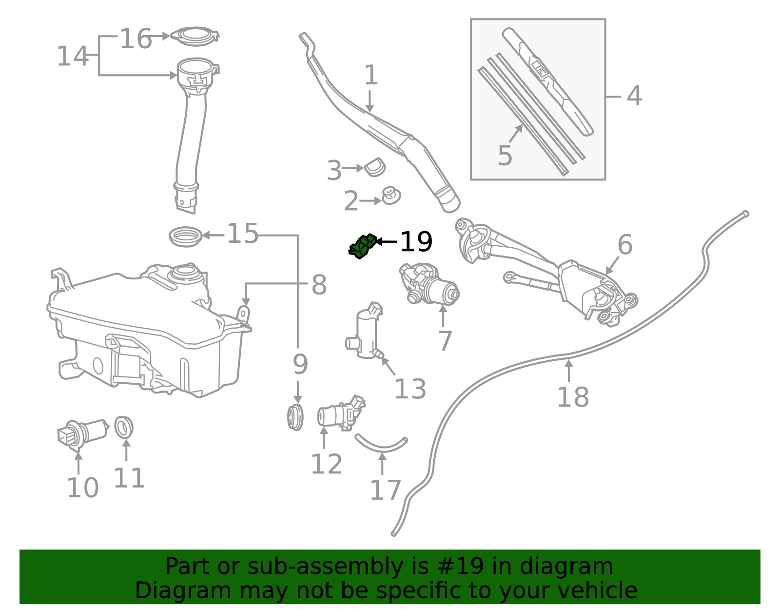 85381-30230 - High-Quality Windshield Washer Nozzle for 2013-2025 Lexus ...