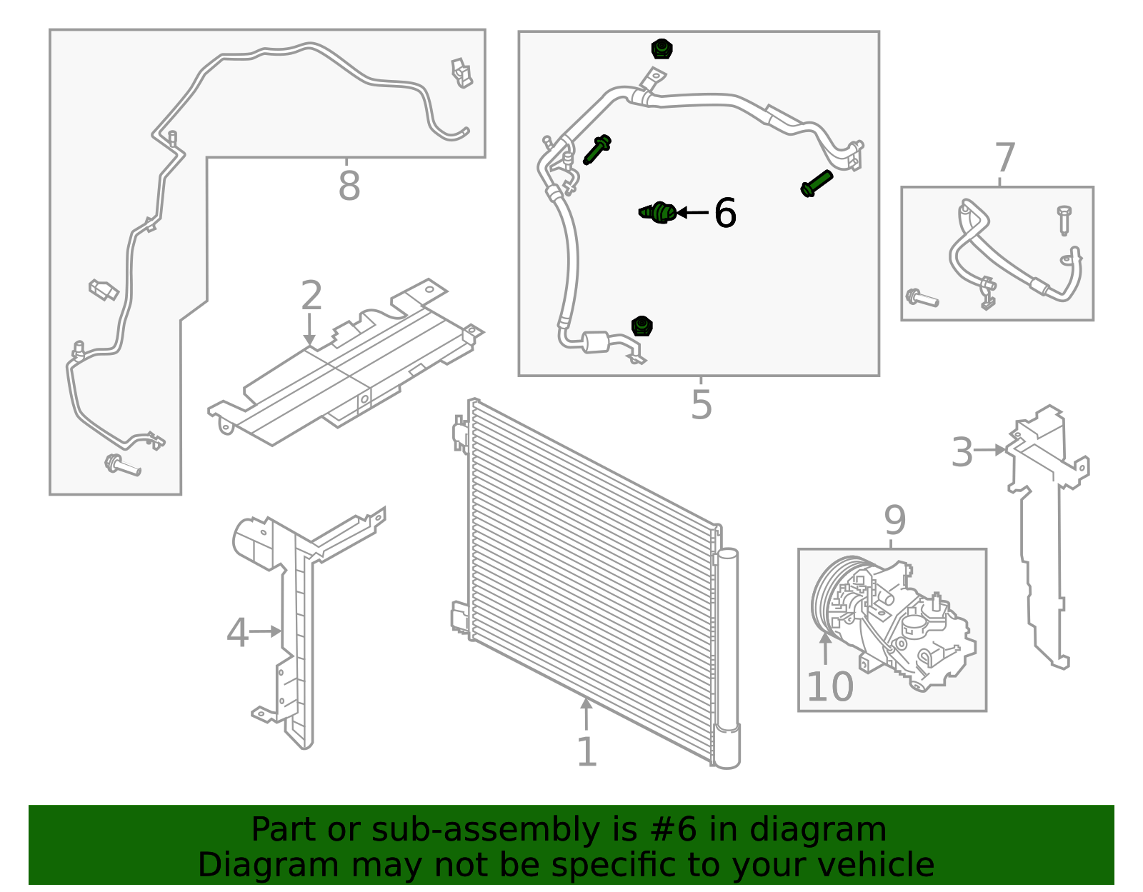 2020-2025 Nissan Pressure Sensor 92136-6801R | OEM Parts Online