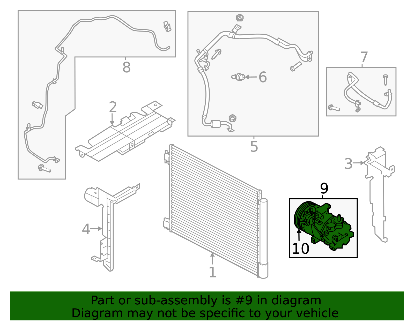 2022-2025 Nissan Sentra Compressor Assembly 92600-6LX0A | Team Nissan Inc.