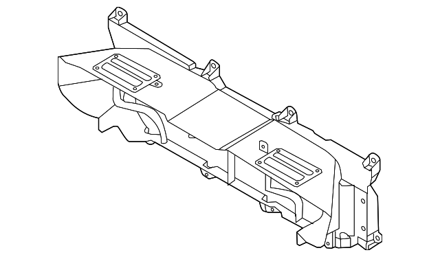 29136-B1000 - Upper Deflector 2015-2020 Hyundai | Hyundai Wholesale Direct