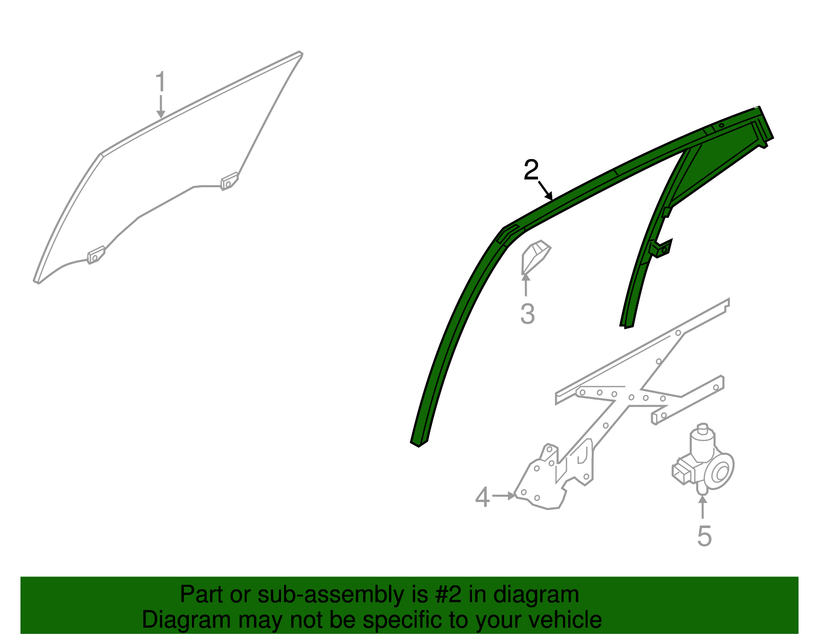 82260-9DJ3A - 2016-2023 Nissan Maxima - Fixed Glass | Anicra Nissan Parts