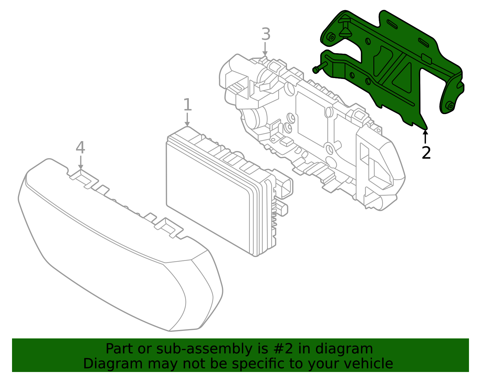 66-31-5-A25-091 - 2023-2024 BMW - Bracket | BMWPartsHub