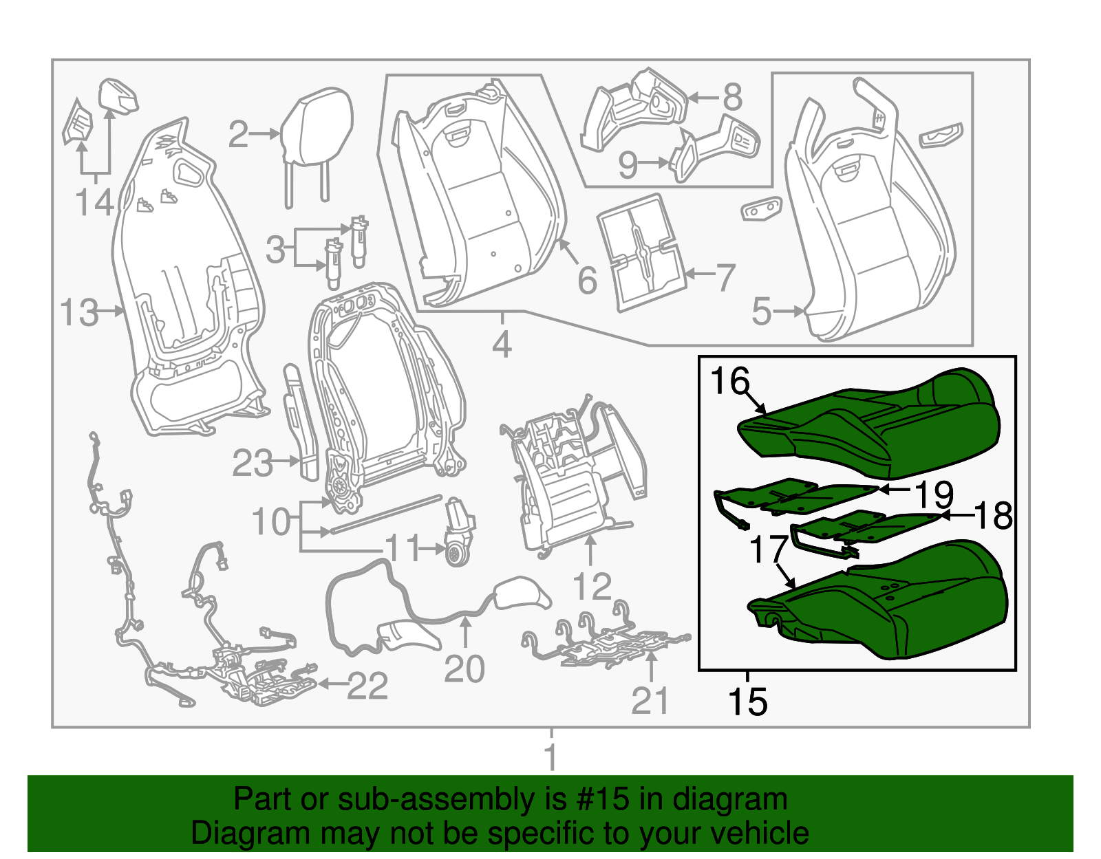 84567225 - Cushion Assembly | Partners Chevy