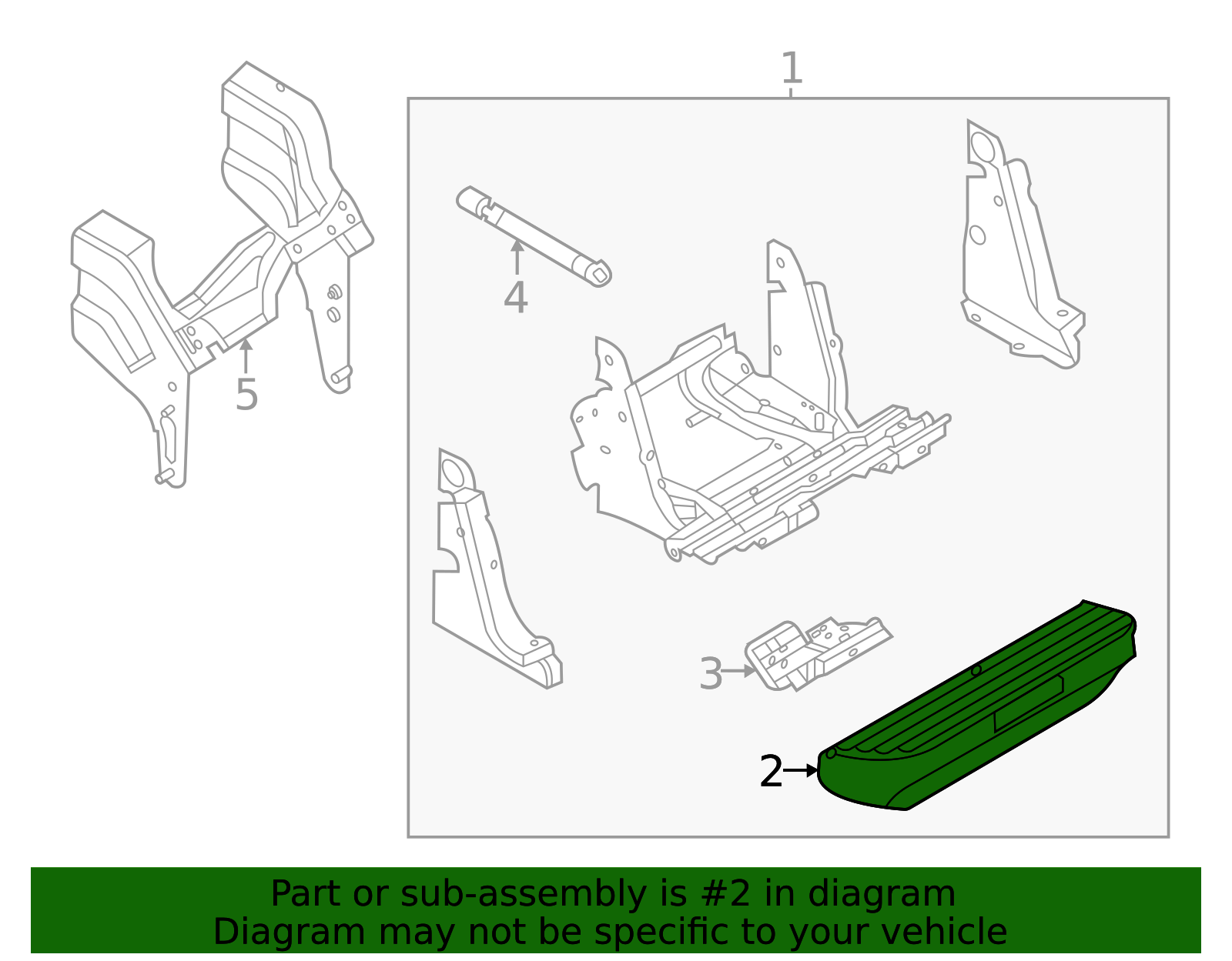 2009-2020 Ford F-150 | Running Board Step Pad | JL3Z-16490-B | Walls ...