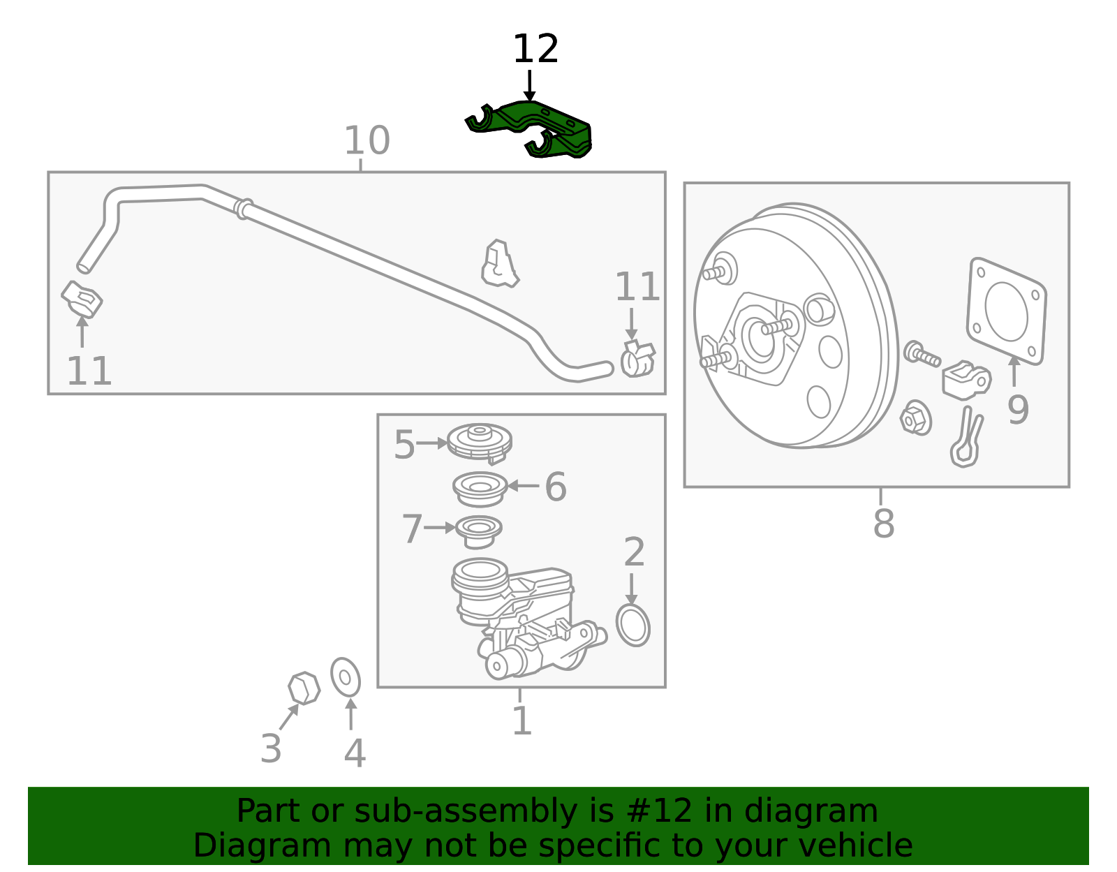 46468-T5R-000 - Vacuum Hose Bracket 2015-2022 Honda | Honda Parts Online