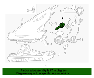 26297-89900 - Xenon Bulb - 2011-2020 Nissan | Nissan OEM Parts Direct