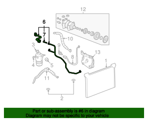 2007-2014 GM Tube Replaces Part Number 22876353 19418540 GM ...