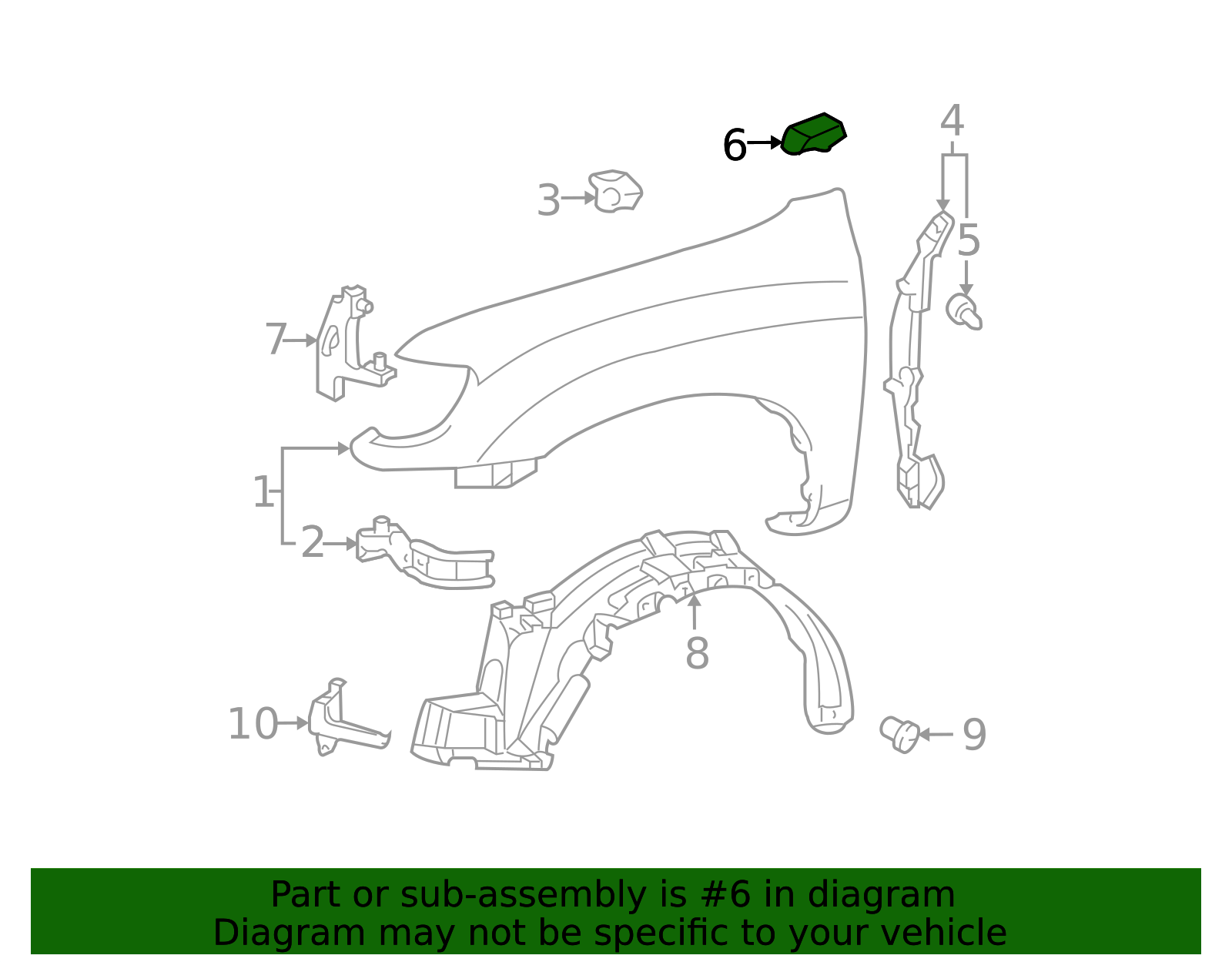2000-2004 Toyota Tundra Insulator 53868-0C010 | MotorMotor
