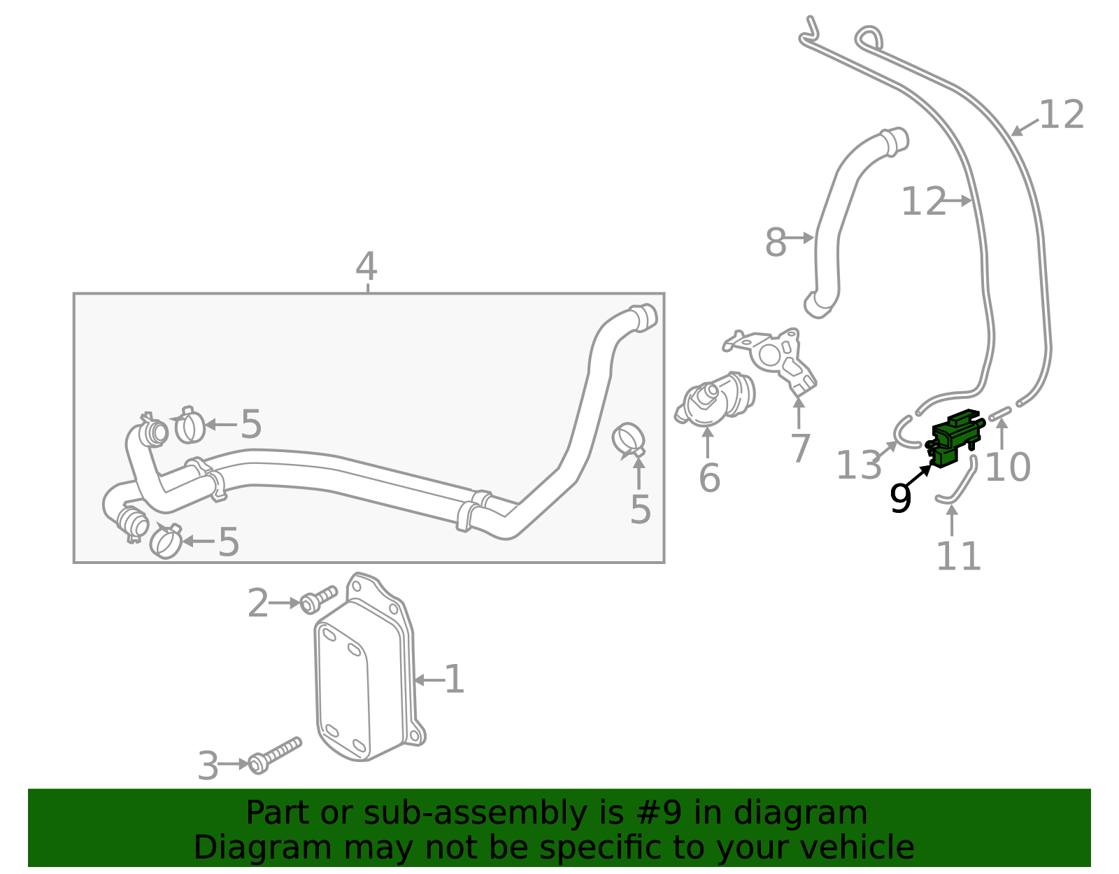 2012-2019 Porsche Changeover Valve 7PP-906-283-C | Parts