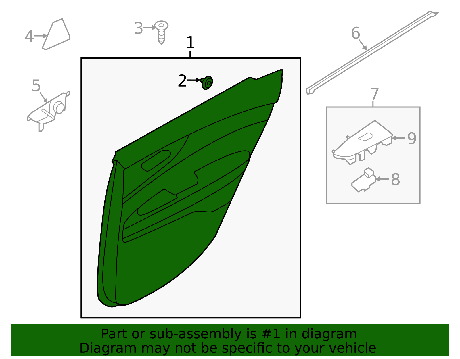 2020-2024 Kia Forte Door Trim Panel 83308-M7015B2L | OEM Parts Online