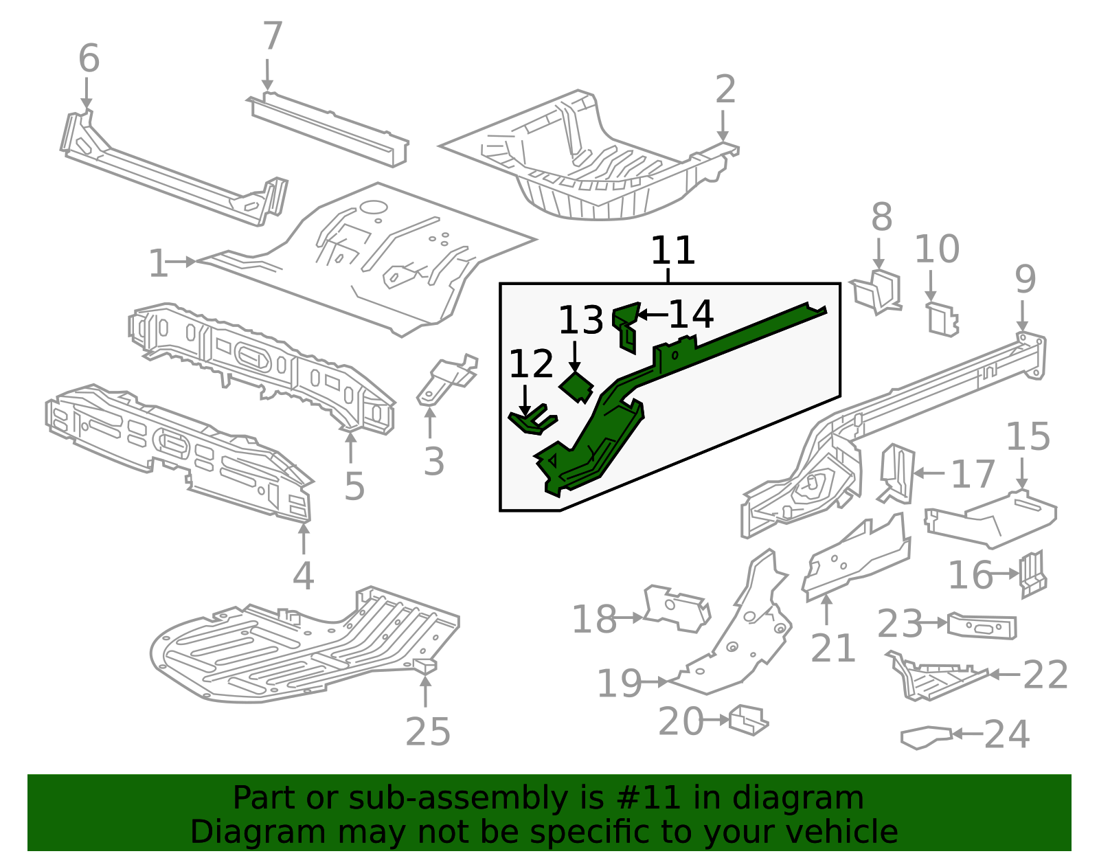 84267987 - Closure Panel - 2016-2025 Chevrolet Malibu | World Parts Direct