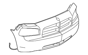 2006-2010 Dodge Fascia 04806179AE | Mopar Parts Canada