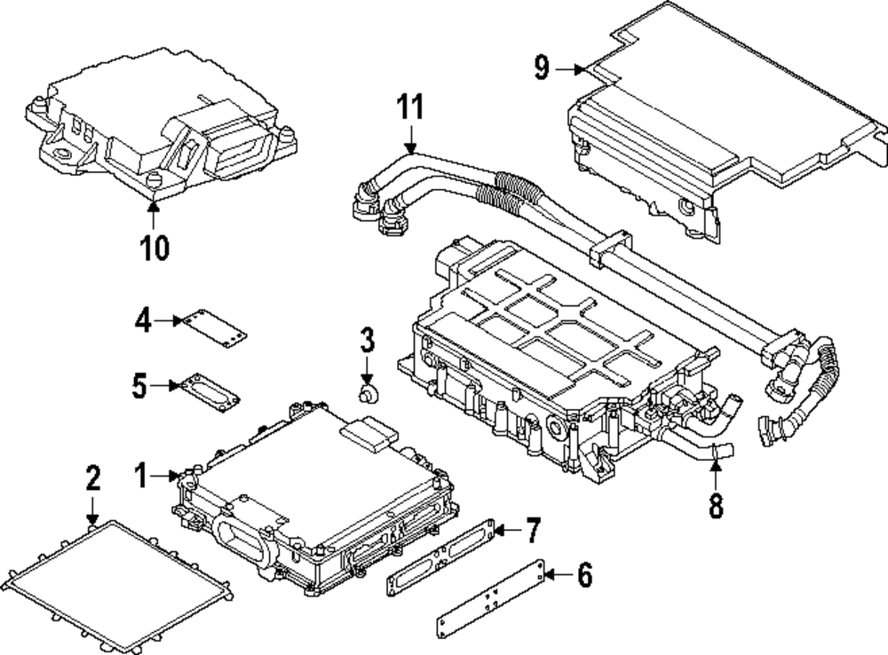2024-2025 Kia EV9 Upper Insulator 36408-1XHA0 | Kia OEM Parts Outlet