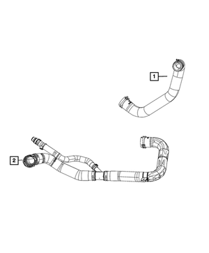 68429994AA - Radiator Inlet Hose The Official Mopar eStore