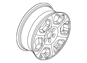 AL3Z-1007-L - Wheel, Alloy - 2009-2012 Ford F-150 | Lasco Auto Parts