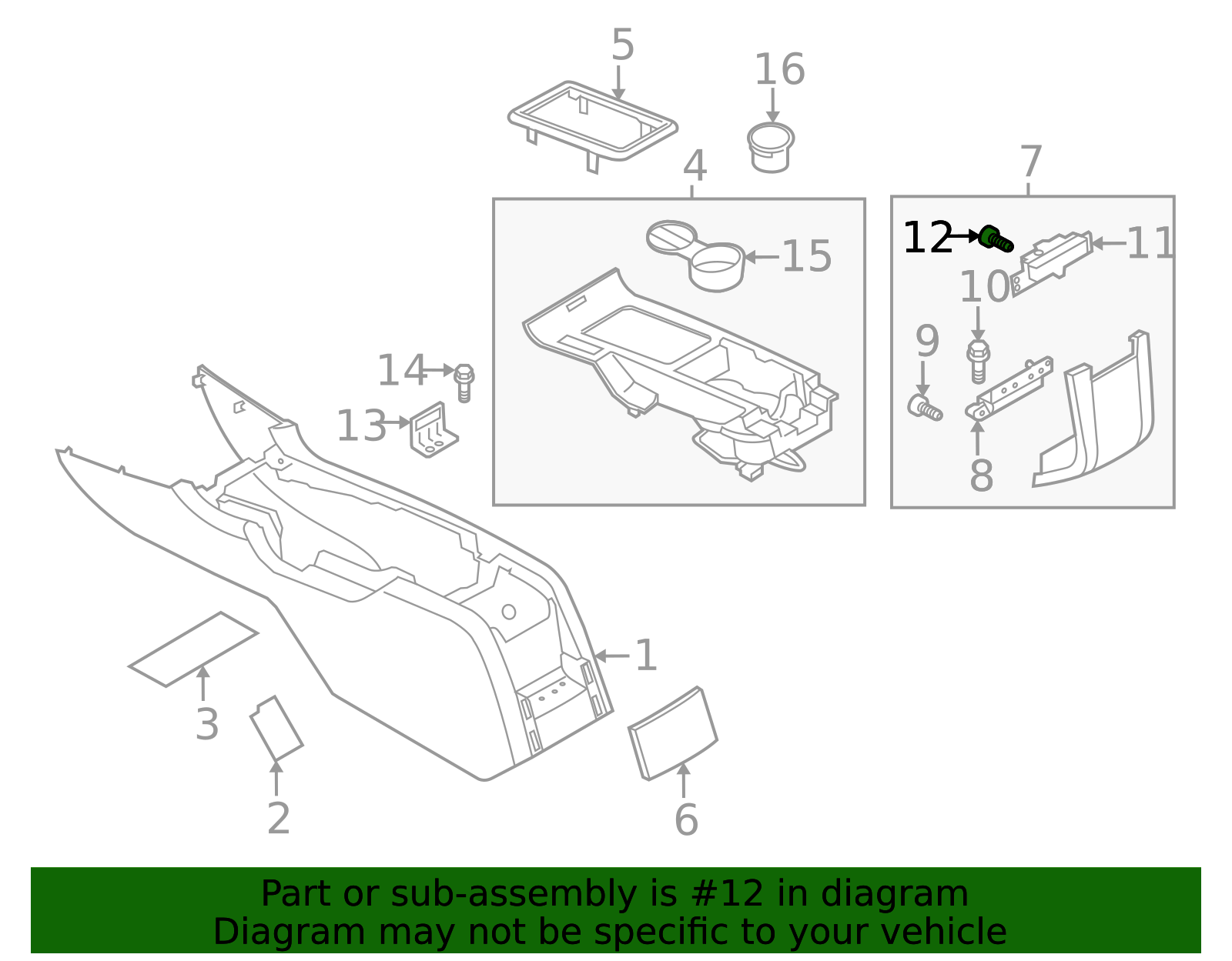 Genuine OEM Ford Part - Latch Screw W706150-S424 | Genuine OEM Ford ...