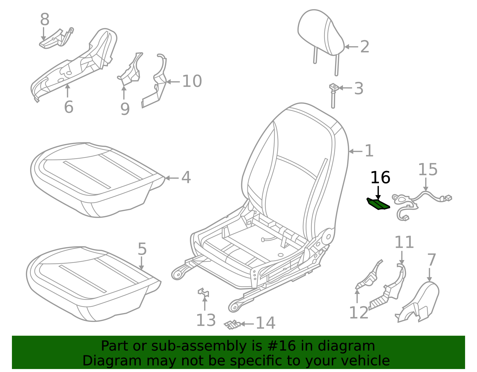 2020-2021 Nissan Versa Control Module 98856-5EA5A | GetOEMParts.com