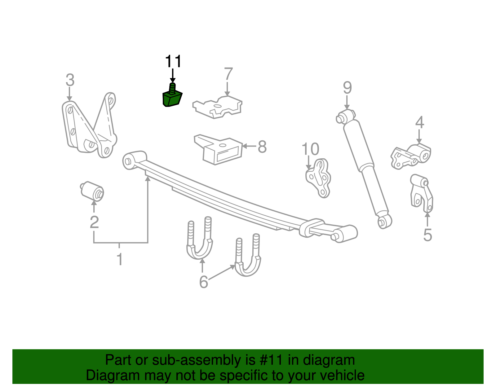EOTZ-4730-A - Coil Spring Damper 1989-2011 Ford Ranger | Ford Parts Direct