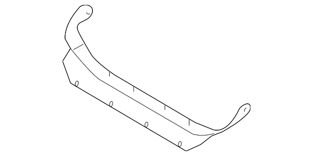 2008-2010 Ford | Air Deflector | 8C3Z-8327-A | Walls' Ford Parts