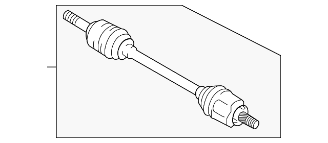 39101-1CB0A - Axle Assembly 2009-2013 Infiniti | Infiniti Wholesale Direct