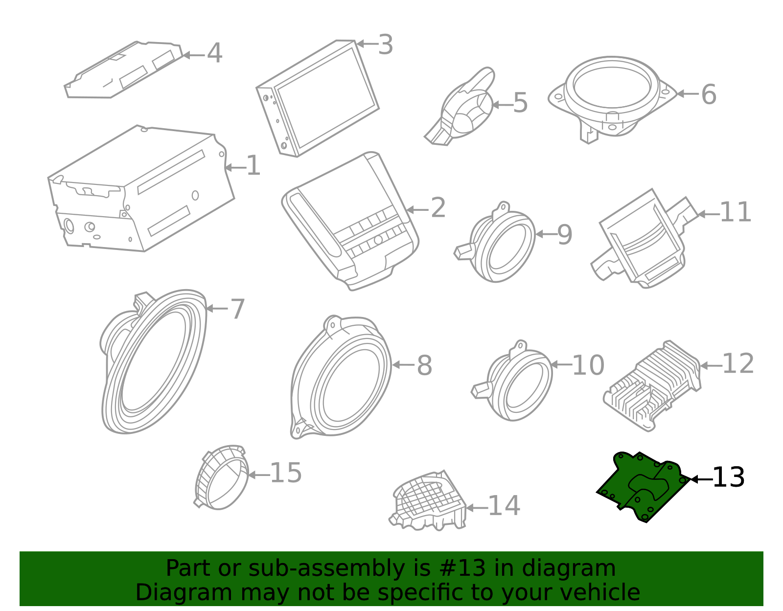2019-2020 Infiniti QX50 Woofer 281705NZ2A | Infiniti of Nashua
