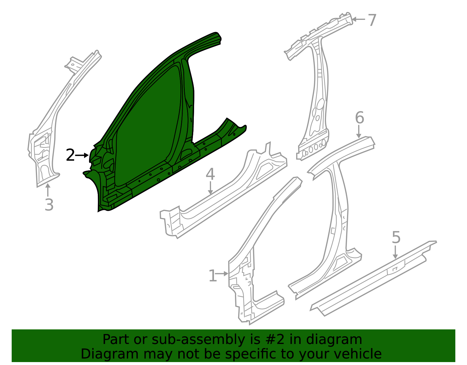 Uniside - Complete OEM Side Body Assembly | AutoNation Parts