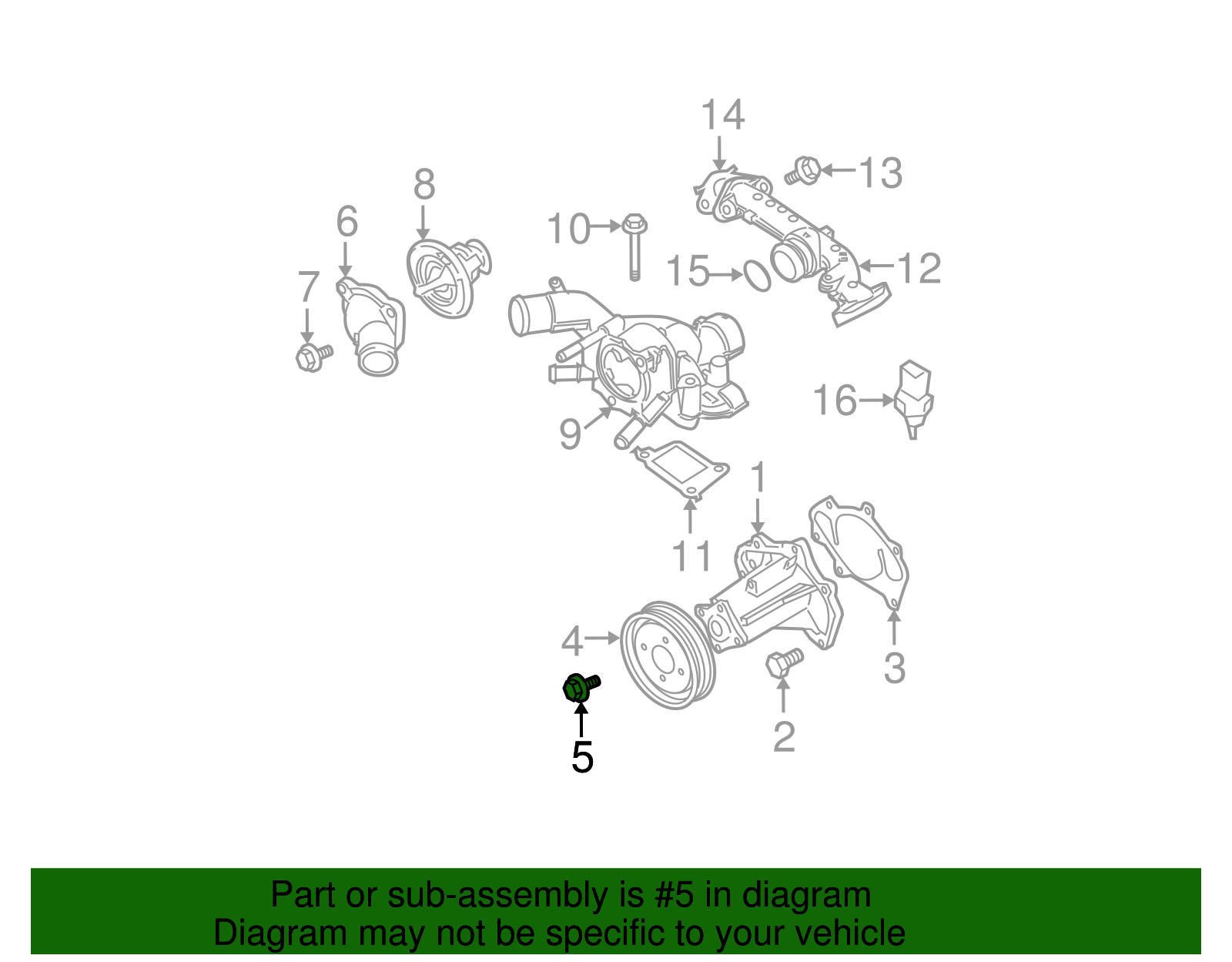 2004-2024 Nissan Pulley Bolt 081A8-6121A | OEM Parts Online