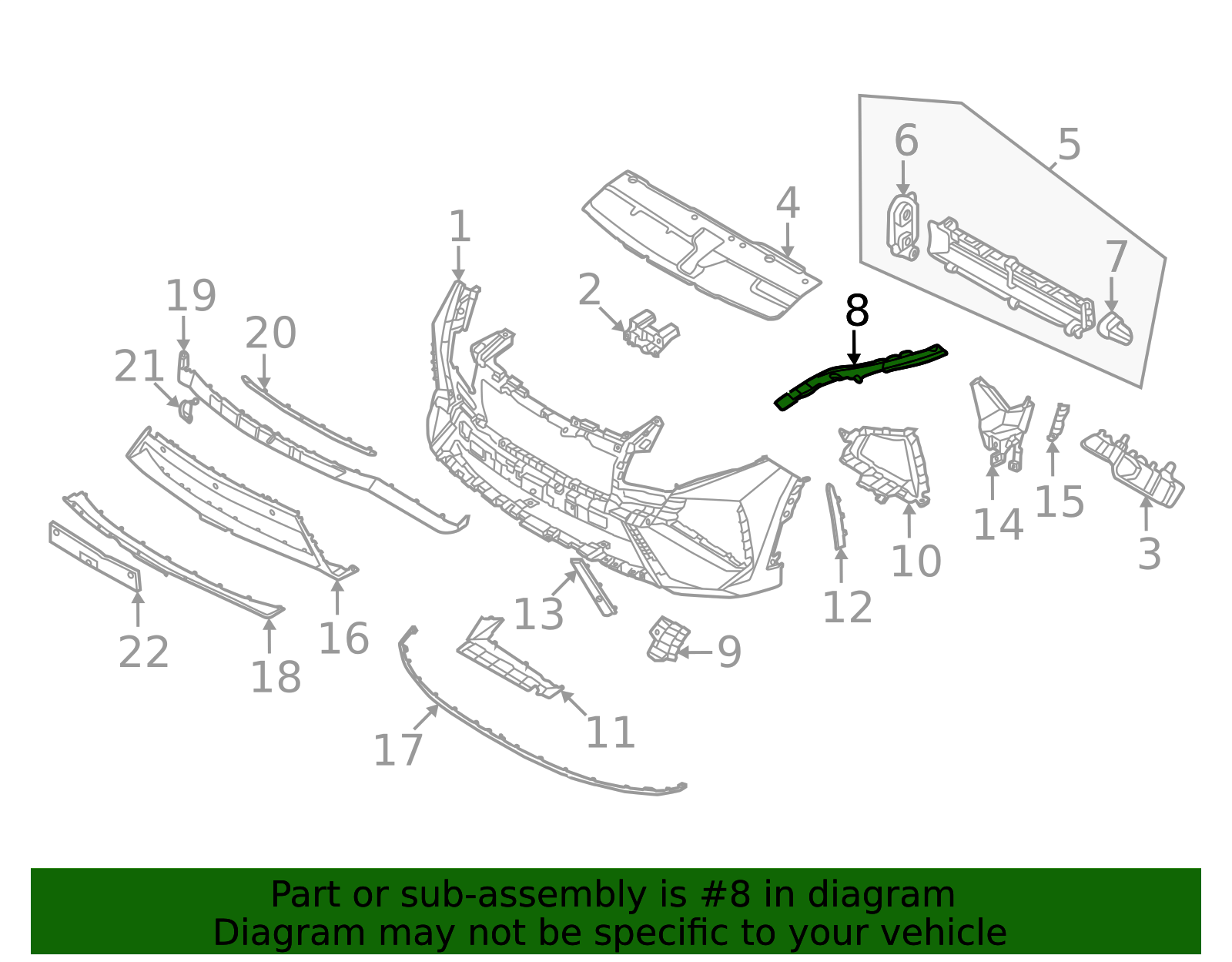 865E2-N9SA0 - Hyundai Bumper Bracket 2025 Hyundai Tucson | Performance ...