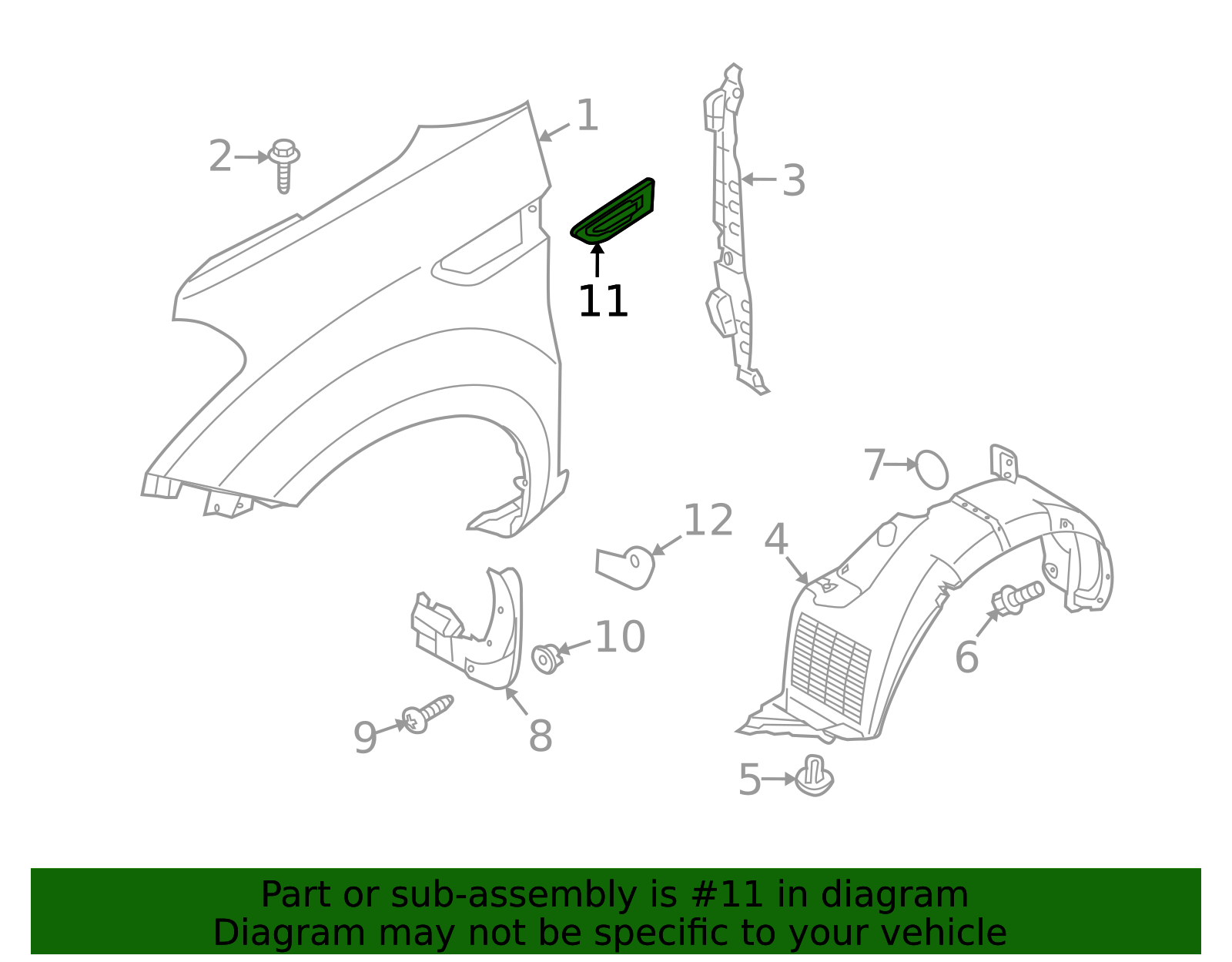 Trim Molding | 87772-2K000 | Kia Auto Parts