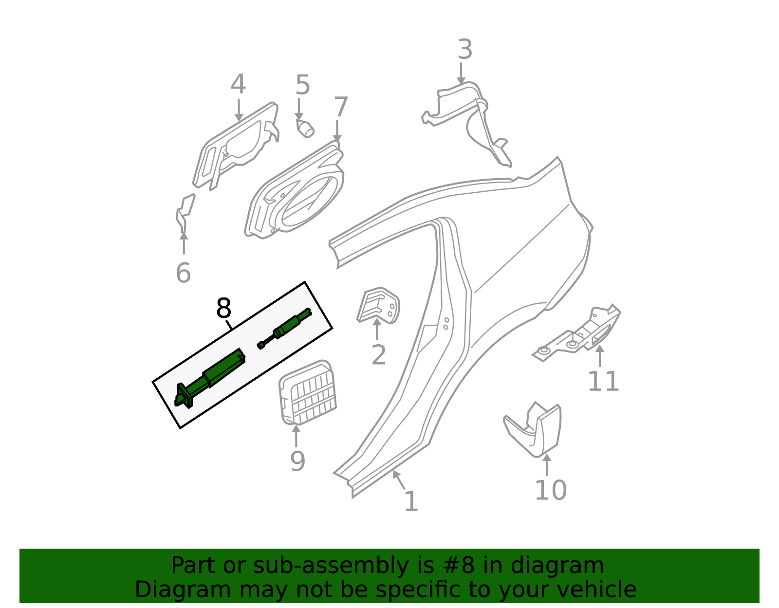 78827-06J00 - Fuel Door Latch 2007-2012 Nissan Sentra | Official Nissan ...
