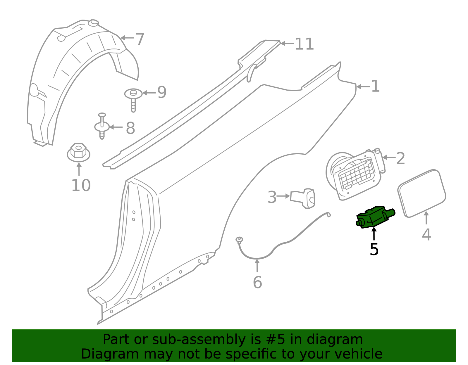67117309678 - Actuator (67-11-7-309-678) | BMW of South Atlanta Parts