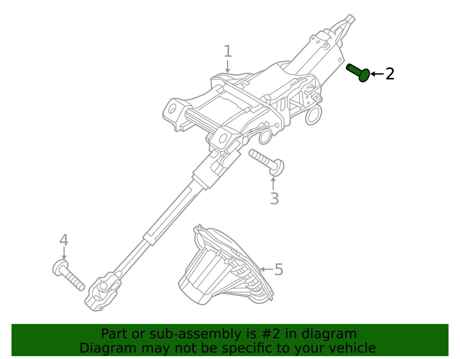 W506964-S303 - Steering Column Screw 2012-2023 Ford | Group 1 Auto Parts
