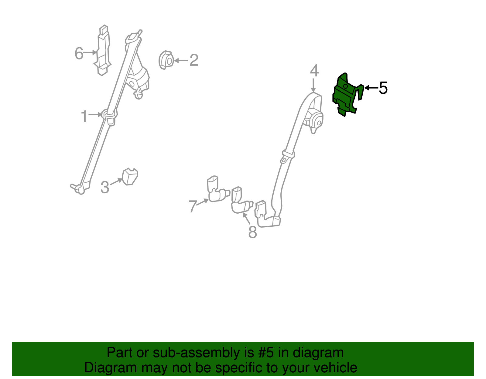 2013-2016 Nissan Pathfinder Retractor Cover 88811-3JA0A | TascaParts.com