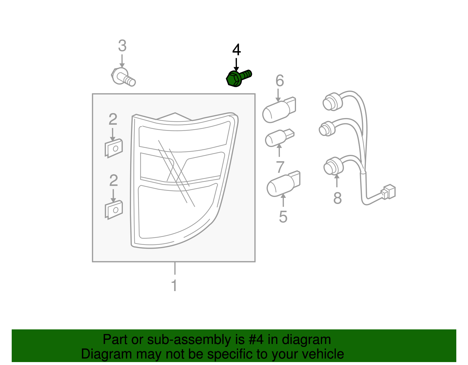 91626-S0X-A01 - Tail Lamp Assembly Grommet 1999-2021 Honda | Honda ...