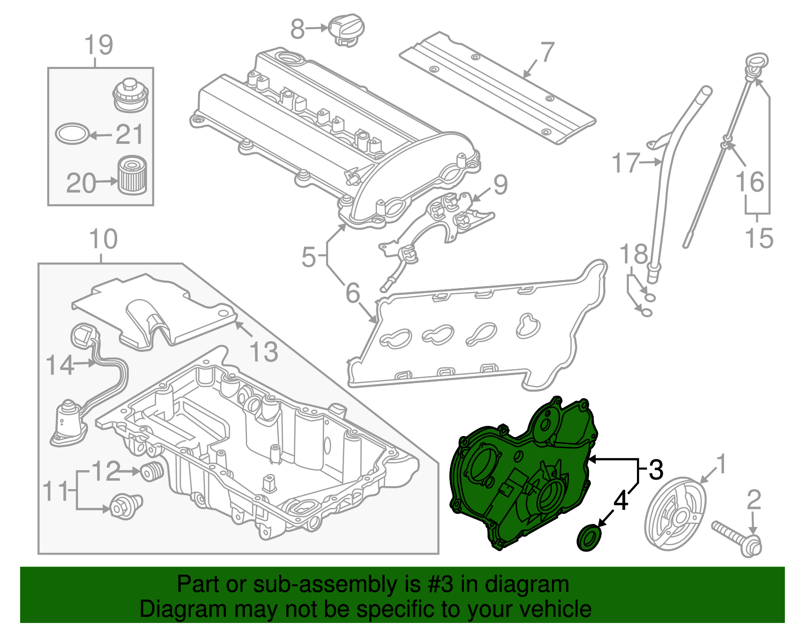 Genuine Engine Oil Pump Kit for 2003-2011 Saab | Part# 24434093 | Over ...