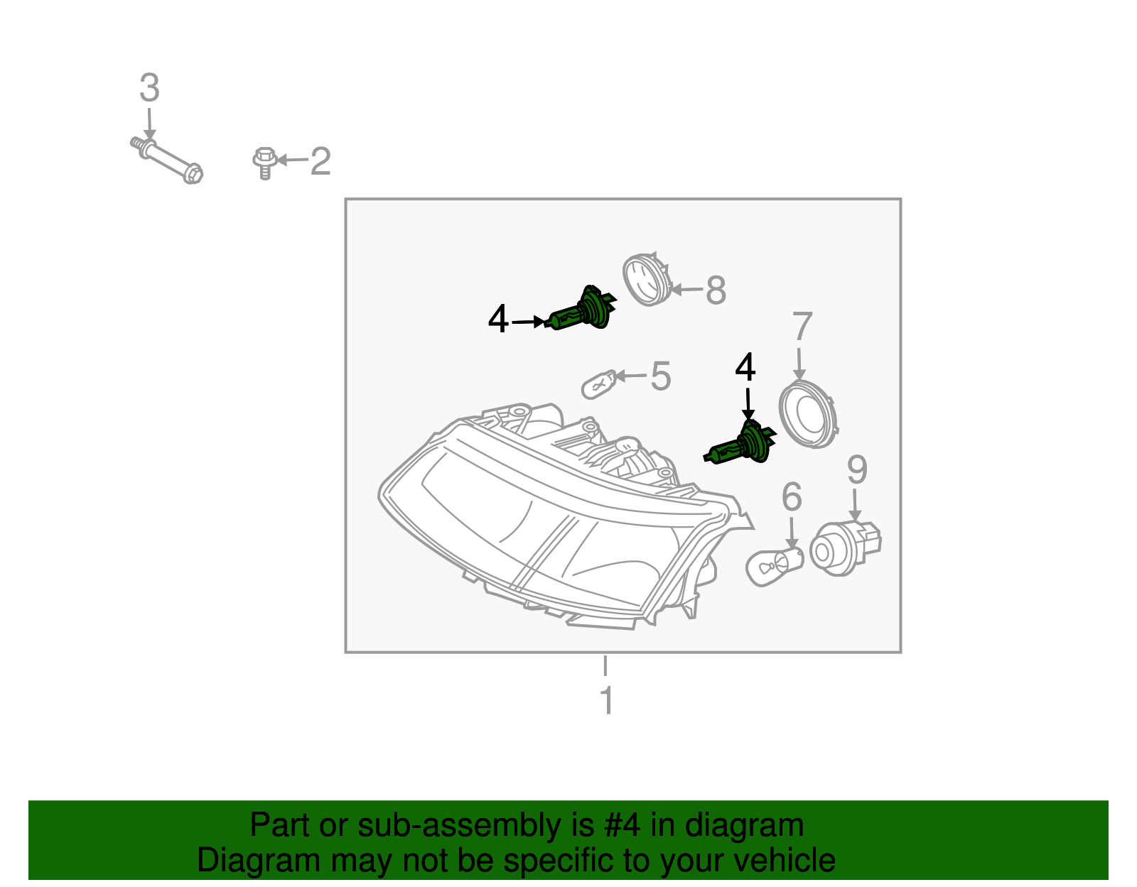 Genuine Headlight Bulb H7 for 1999-2011 Saab | Part# 93169007 | Over 30 ...