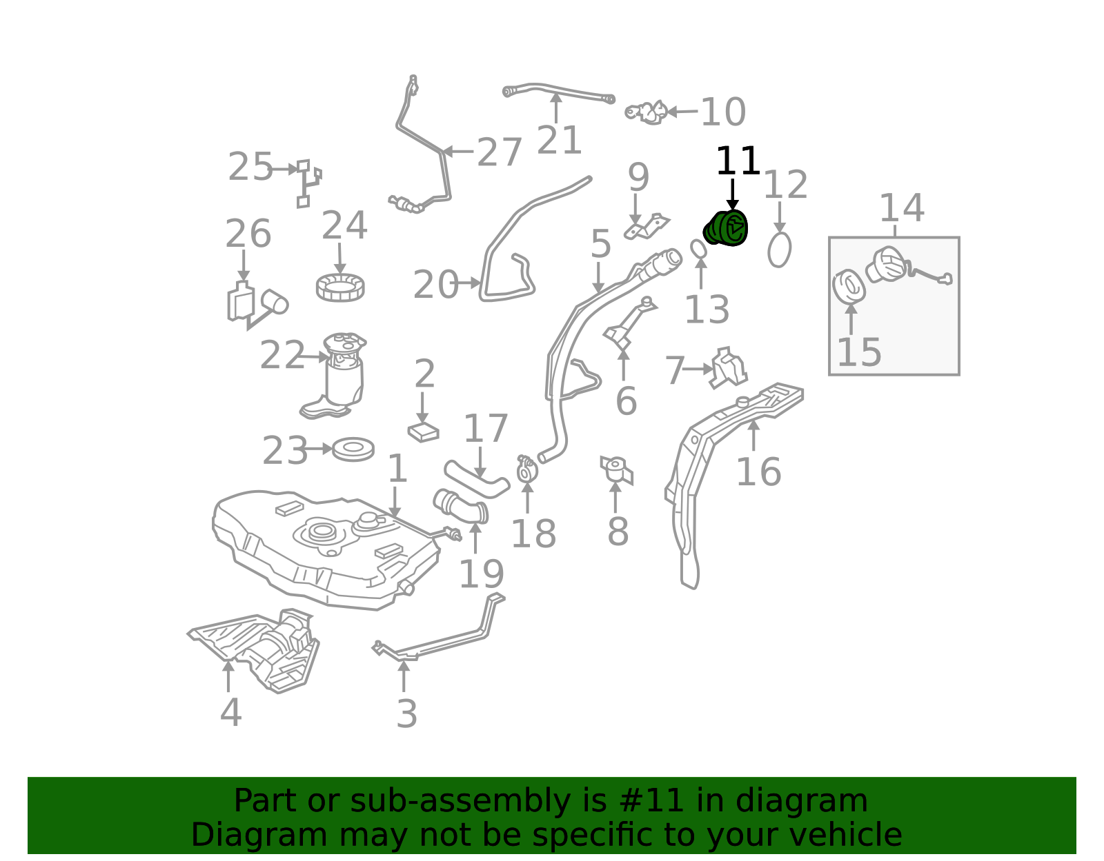 2003-2008 Toyota Matrix Fuel Pocket 77291-02060 | MotorMotor