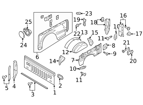 Tailgate for 2021 Ford F-150 | Ford OEM Parts Outlet