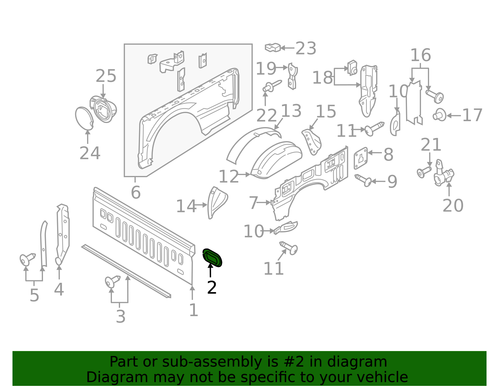 4L3Z-99277B76-AA - Front Panel Plug 2009-2025 Ford | Ford Parts Direct