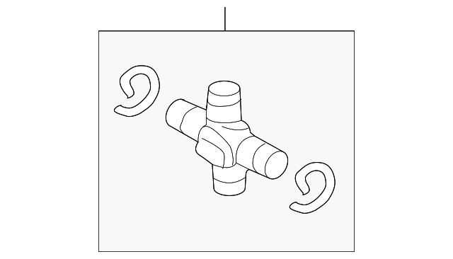 2000-2017 Ford | Universal Joint | F81Z-4635-CB | Walls' Ford Parts