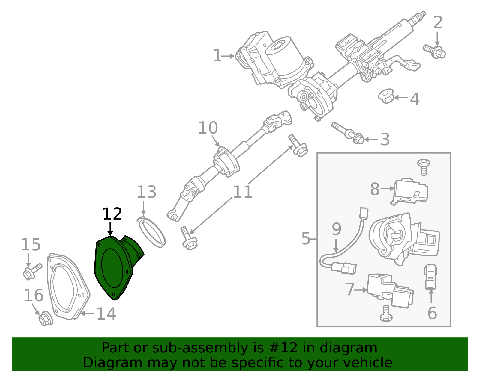 45254-08050 - High-Quality Steering Coupling Boot for AutoNation Parts