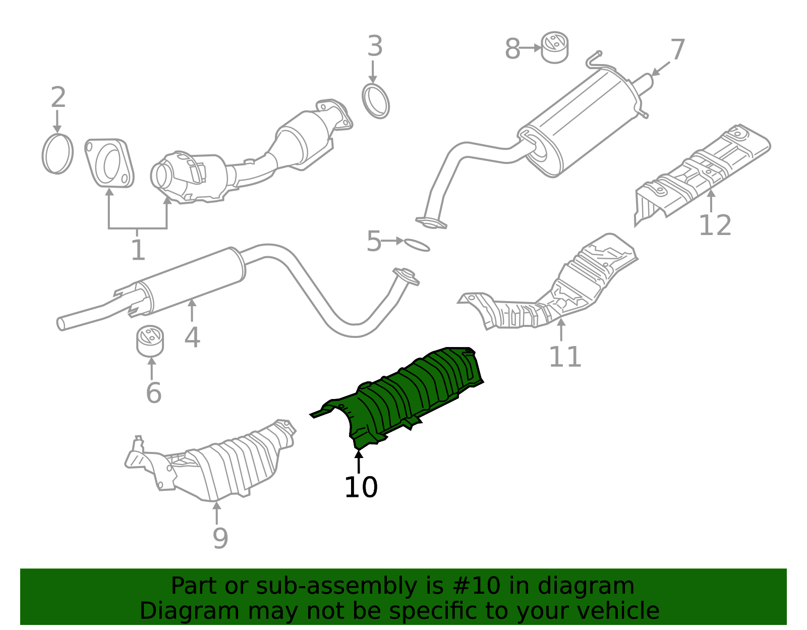 74758-3DB0A - Exhaust Heat Shield Official Nissan Parts Store