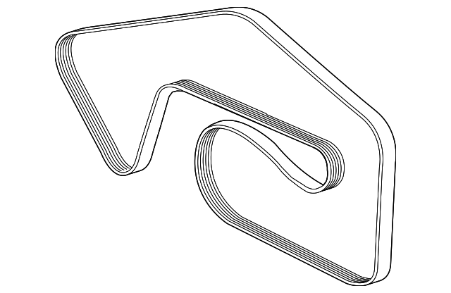 2018-2020 Land Rover Range Rover Velar Serpentine Belt LR184664 | OEM ...