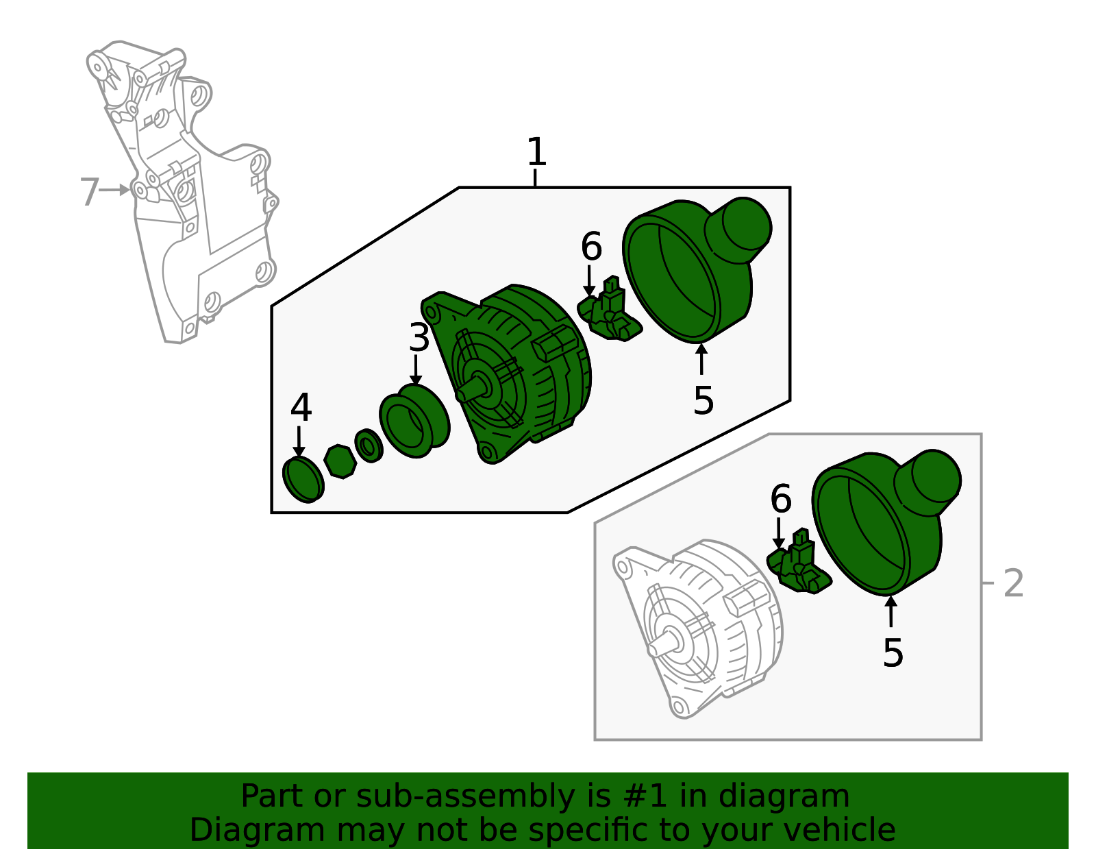 2006-2013 Audi Alternator 06F-903-023-P | Audi USA Parts