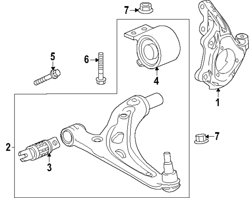 2024-2025 GM Lower Control Arm 86592105 | Capital Chevy Parts