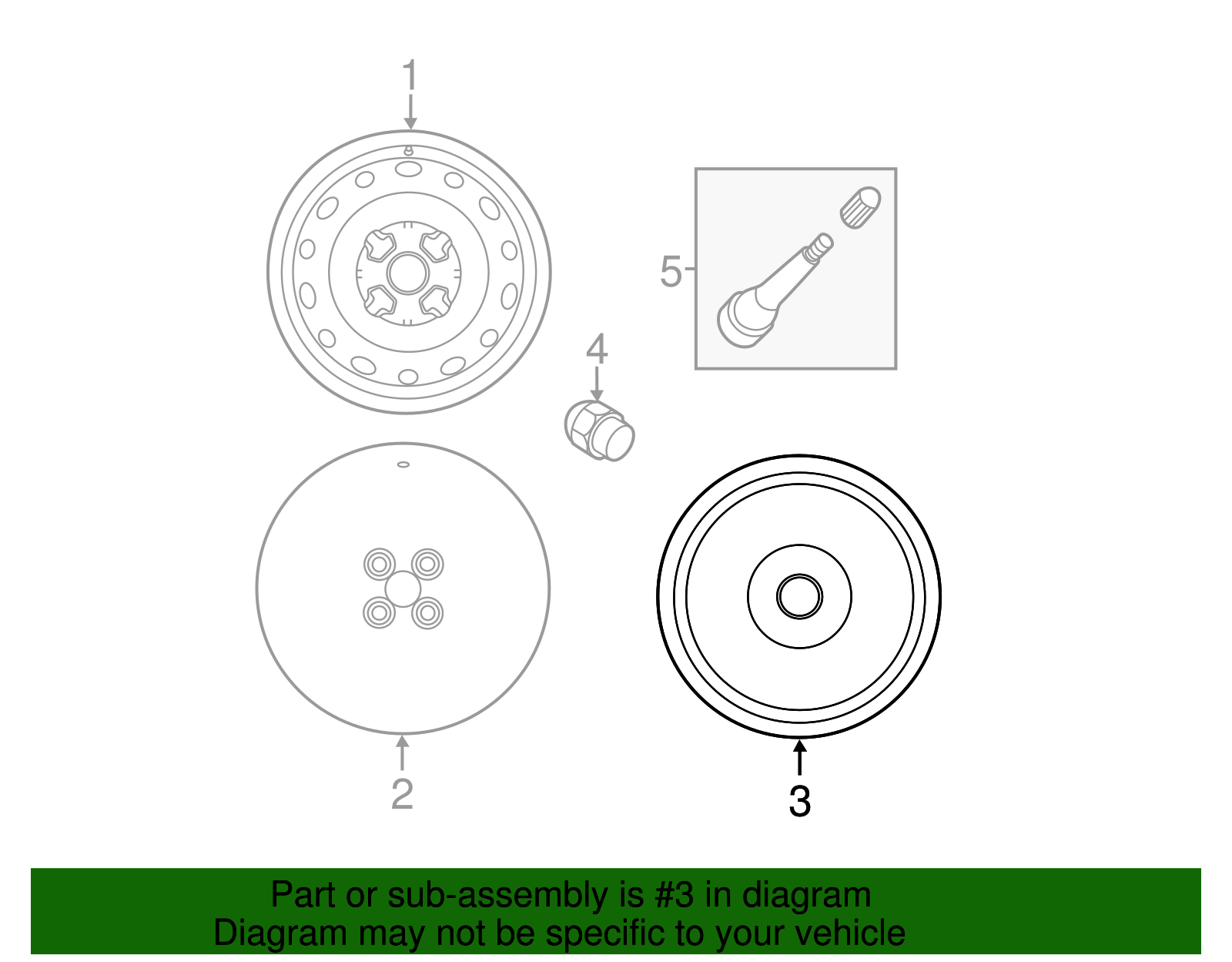 9965-24-4040 - Wheel, Spare 1990-2014 Mazda | Bam Wholesale Parts